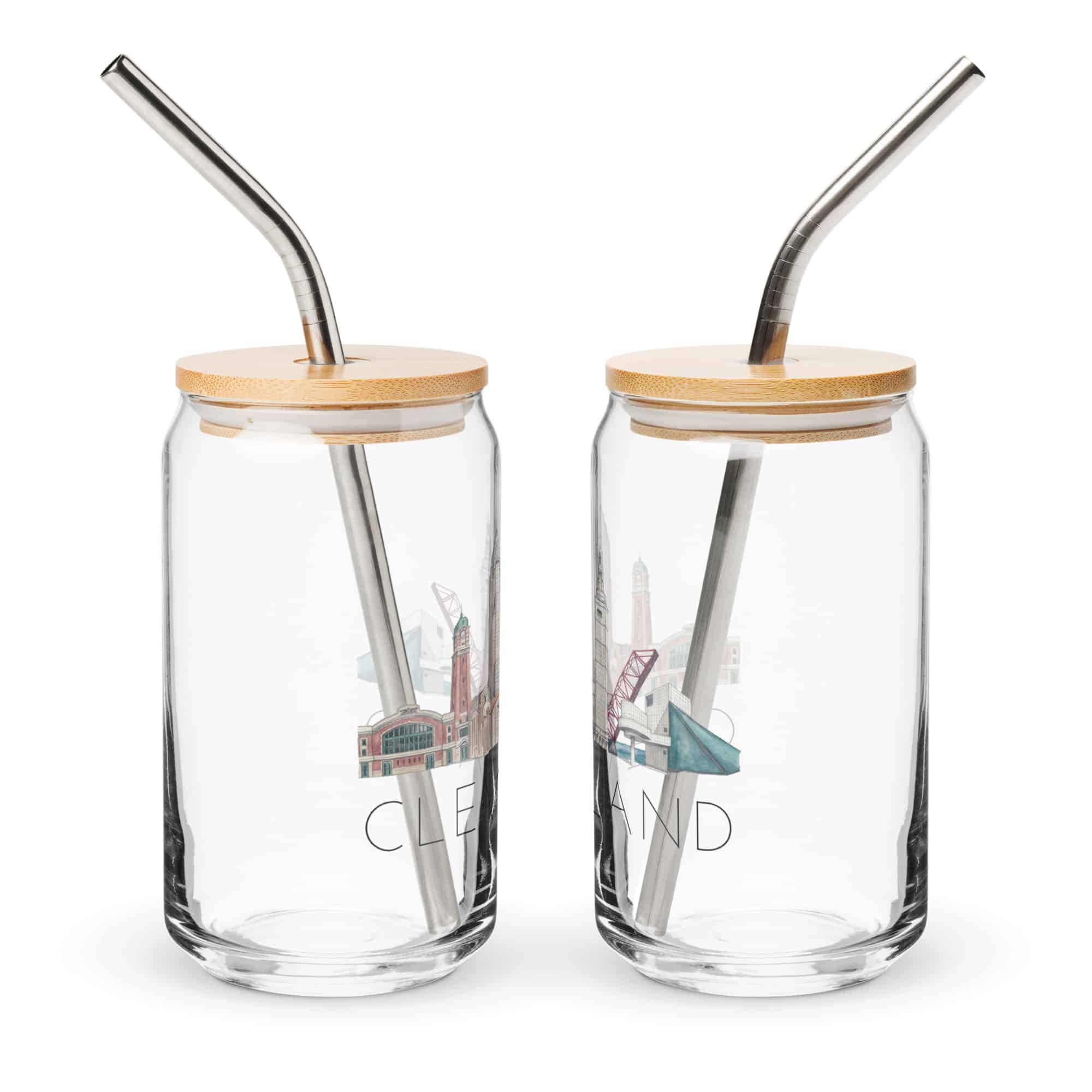 Can-shaped glass - The Cleveland Traveler